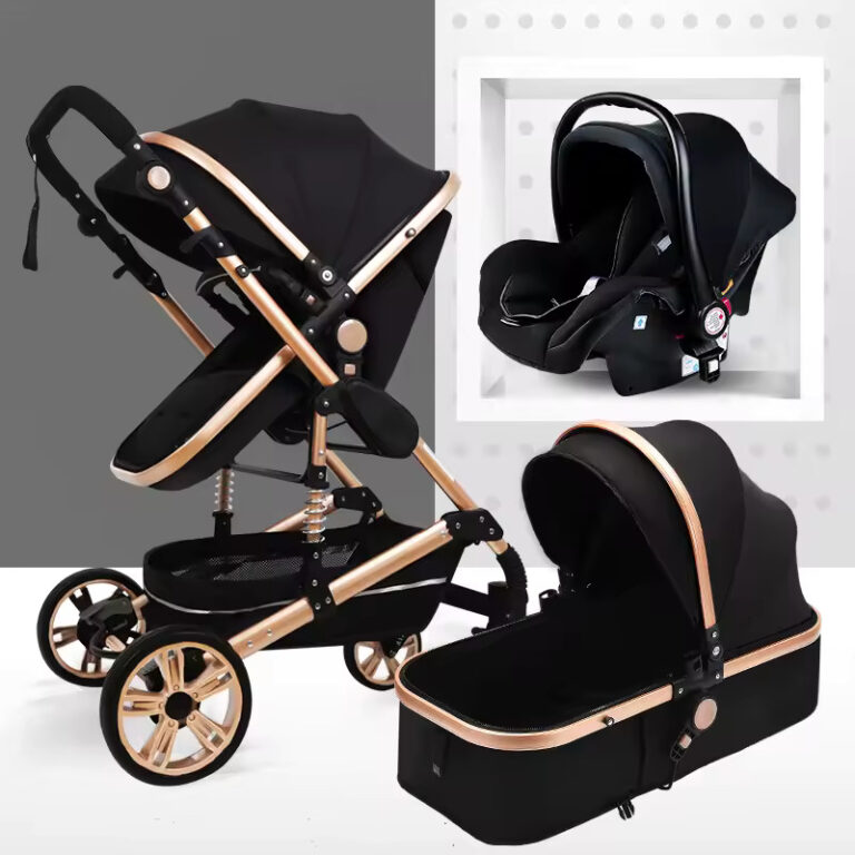 Multifunctional 3 in 1 Baby Stroller High Landscape Stroller Folding ...